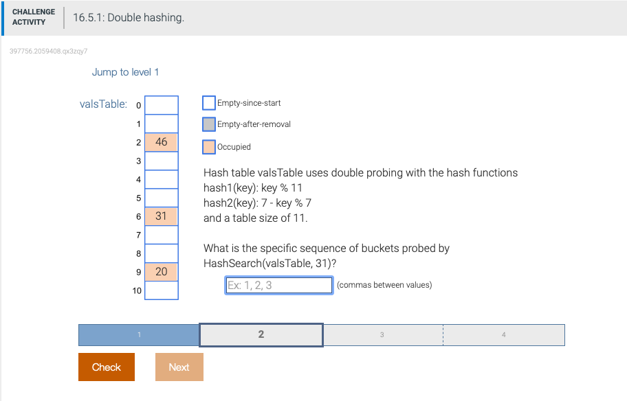 Solved \begin{tabular}{l|l} \begin{tabular}{l|} CHALLENGE \\ | Chegg.com