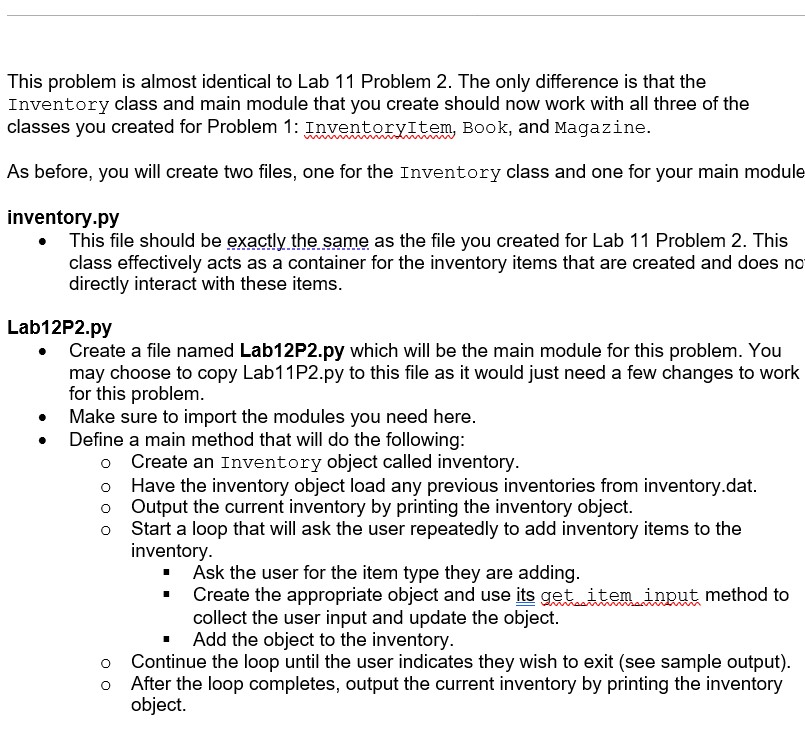 Solved This problem is almost identical to Lab 11 Problem 2. | Chegg.com