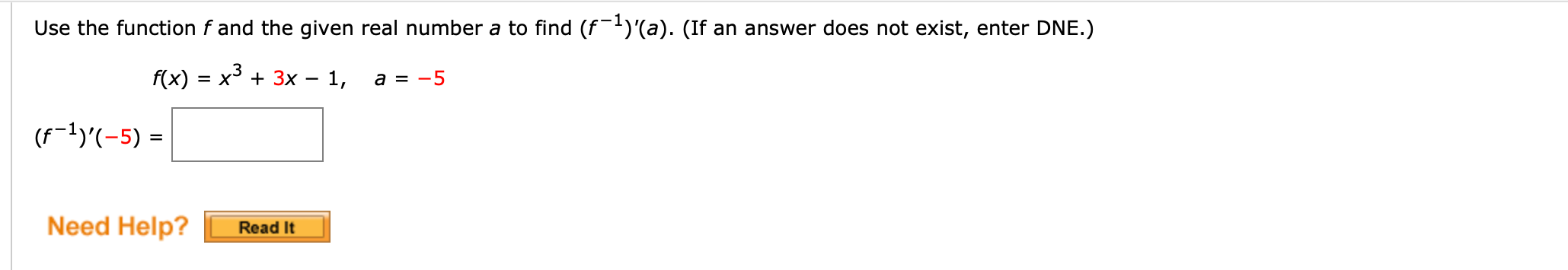 Use The Function F And The Given Real Number A To 