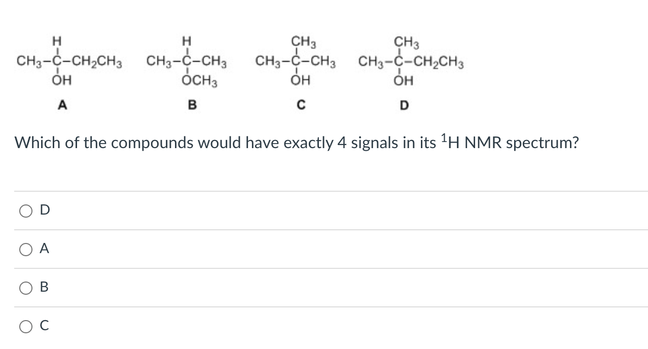 Solved H CH3-C-CH2CH3 ОН པ་ཧཏིསྶ ཝང་ H CH3-C-CH3 OCH3 CH3 | Chegg.com