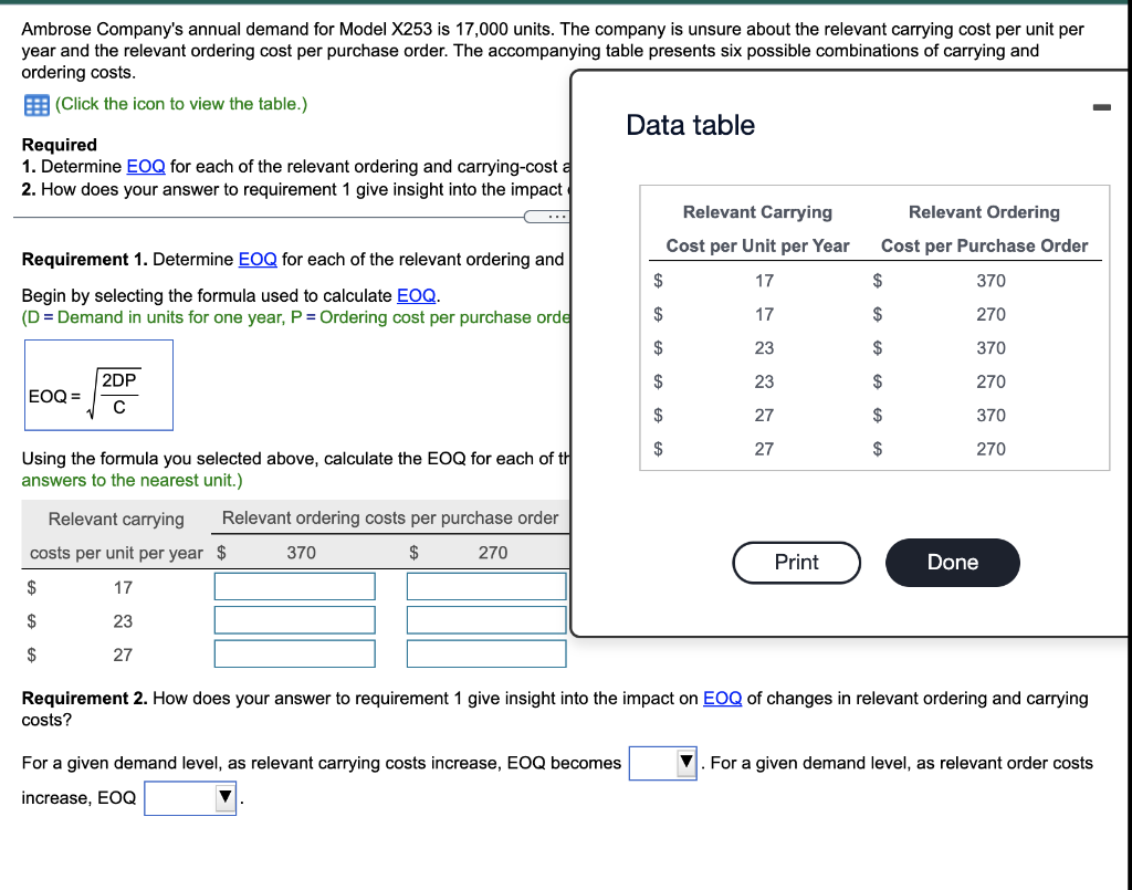 solved-ambrose-company-s-annual-demand-for-model-x253-is-chegg