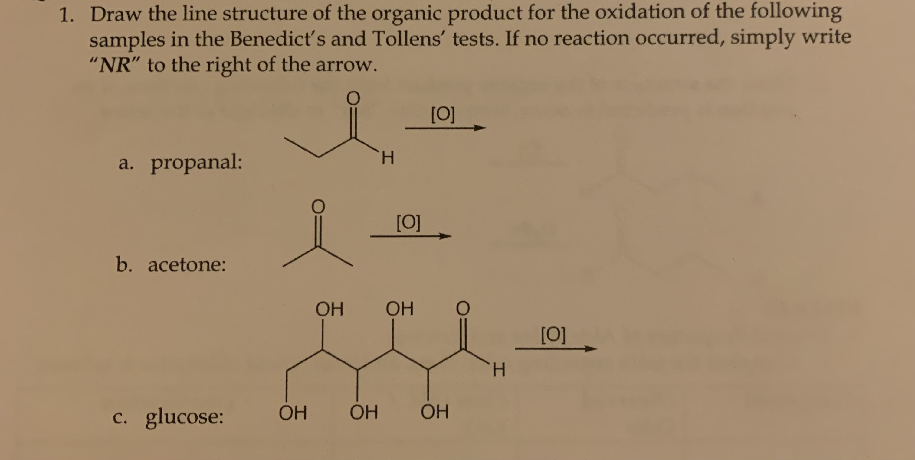 Solved Draw the line structure of the organic product for | Chegg.com