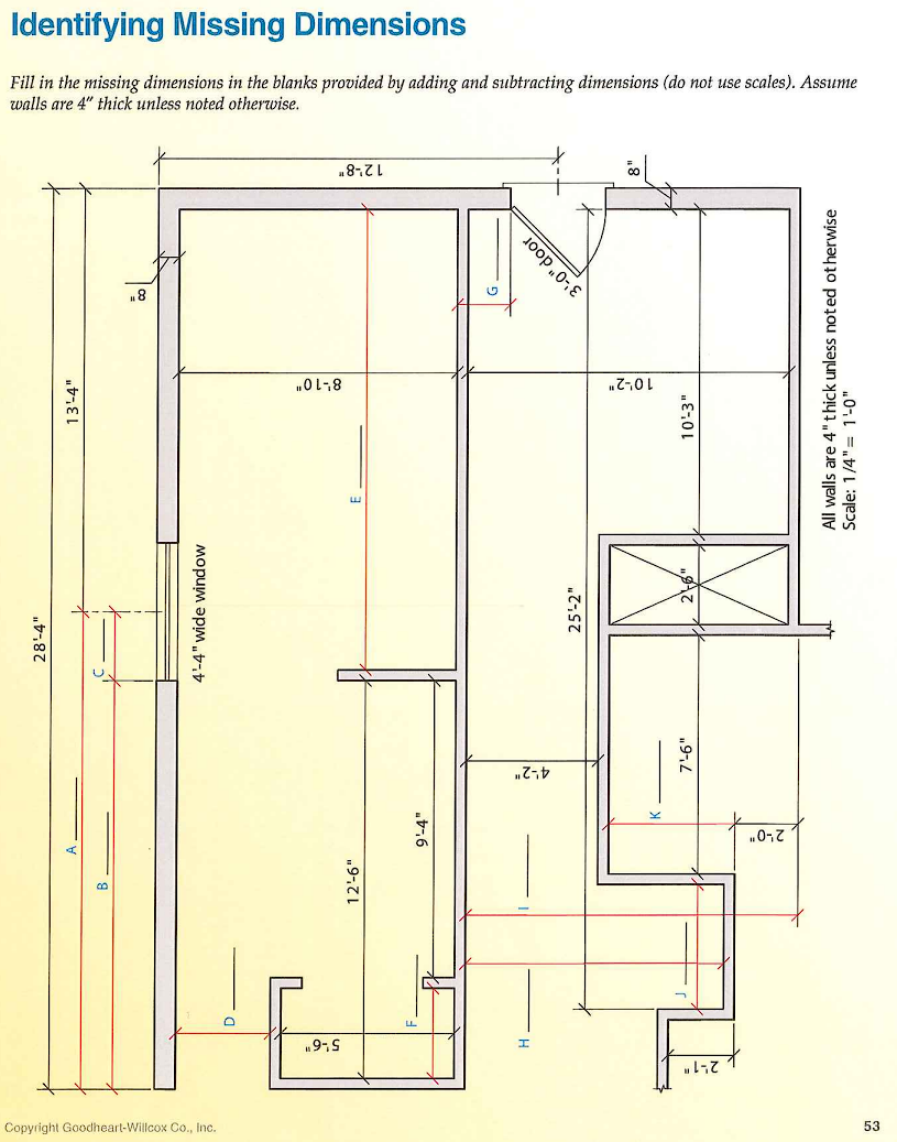 Solved Identifying Missing Dimensions Fill in the missing | Chegg.com