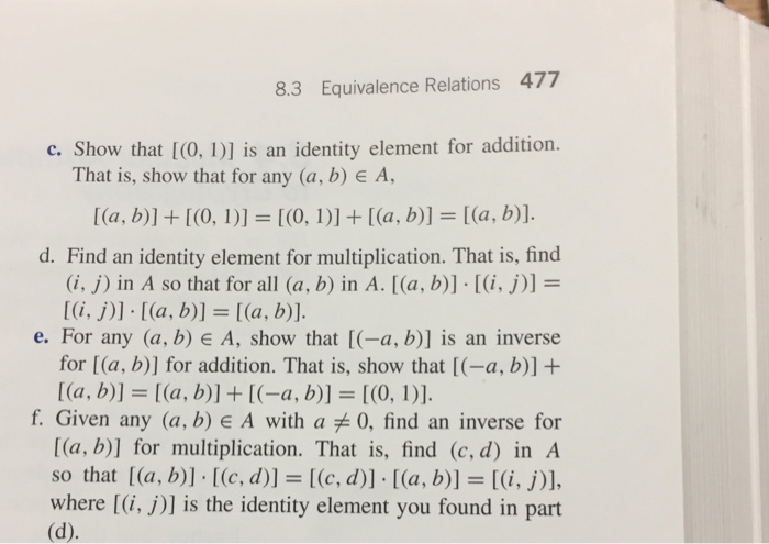Solved List d le 8.3.12, define operations of addition and | Chegg.com