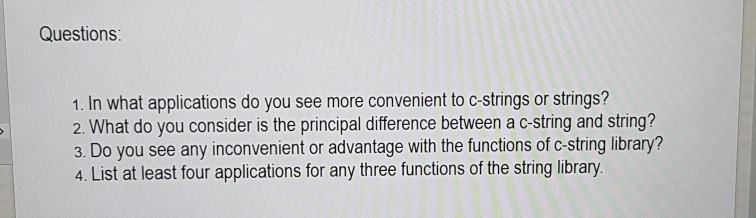 Solved Questions: 1. In what applications do you see more | Chegg.com