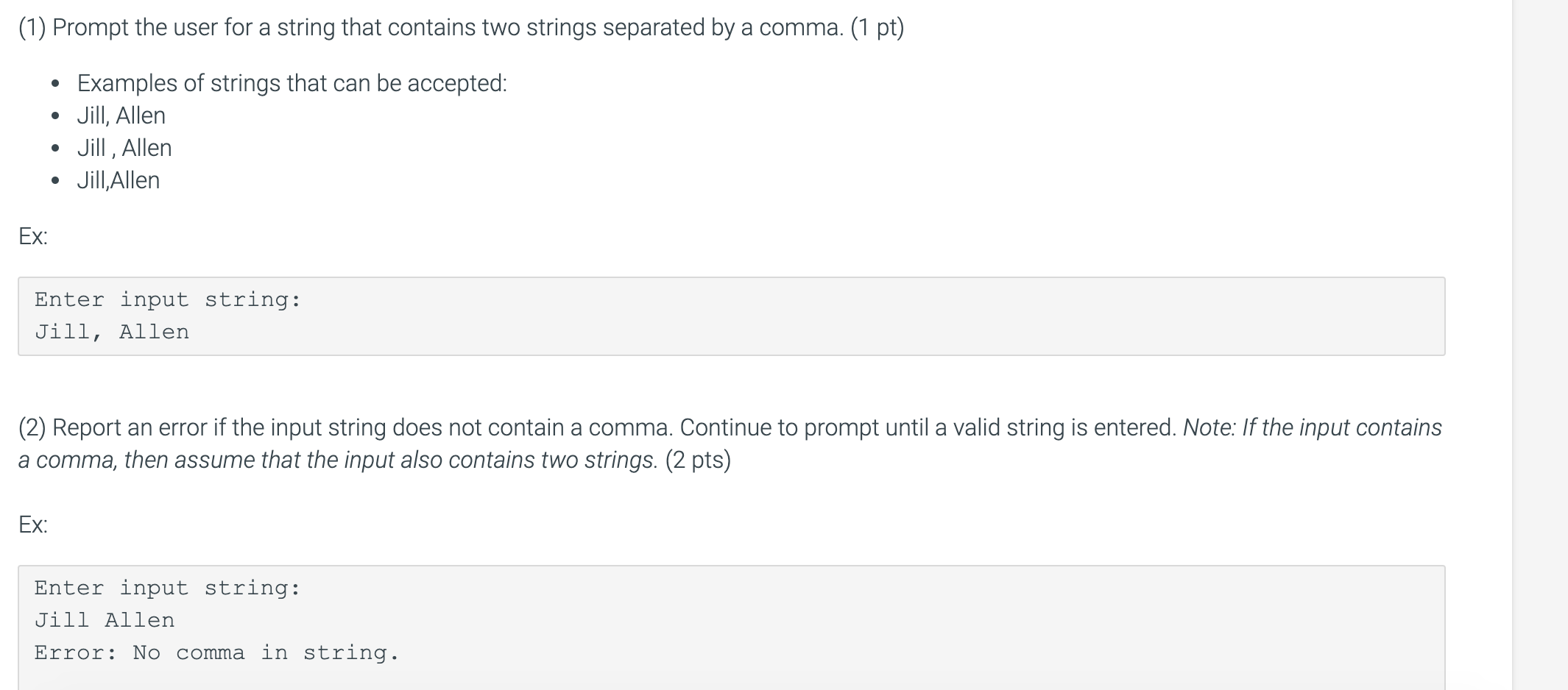 Solved I wrote following: part of the code , for Parsing. | Chegg.com