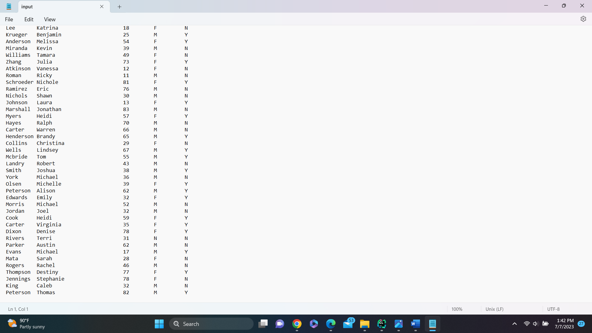 Solved Based on the instructions given can you help me print | Chegg.com