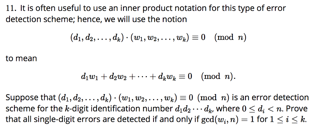Solved 11. It is often useful to use an inner product | Chegg.com