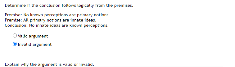 Solved Determine if the conclusion follows logically from | Chegg.com