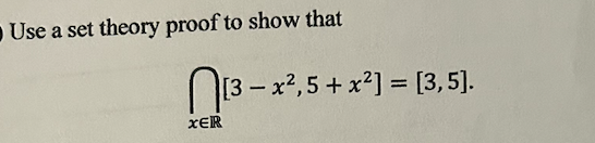 Solved Use a set theory proof to show that | Chegg.com