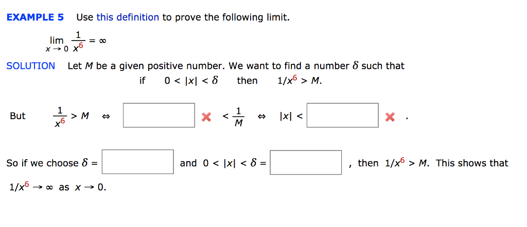 Solved EXAMPLE5 Use this definition to prove the following | Chegg.com