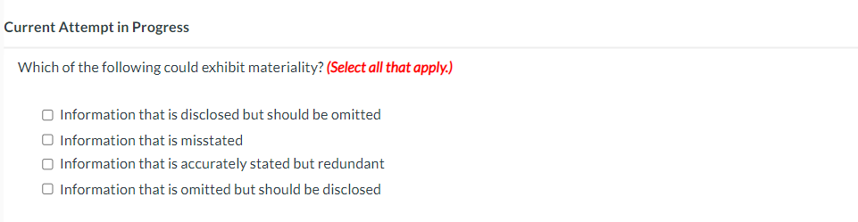Solved Current Attempt in ProgressWhich of the following | Chegg.com