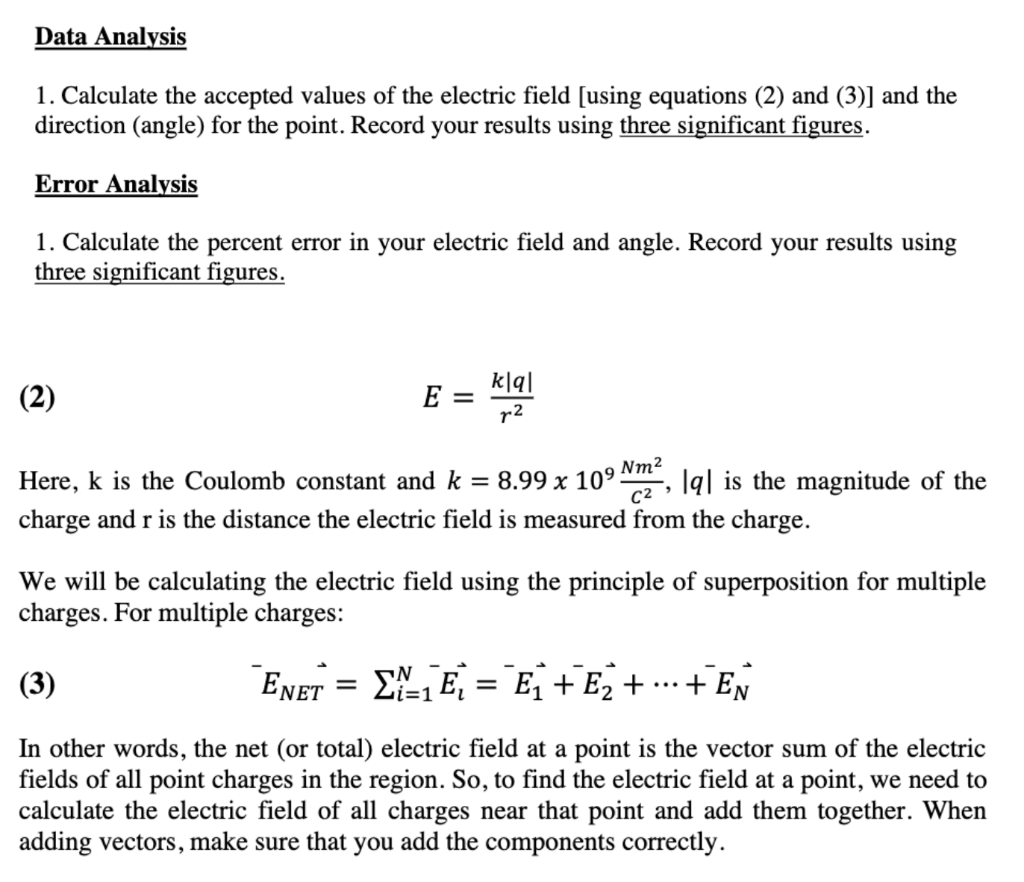 Solved 。 一 Data Analysis 1. Calculate the accepted values | Chegg.com