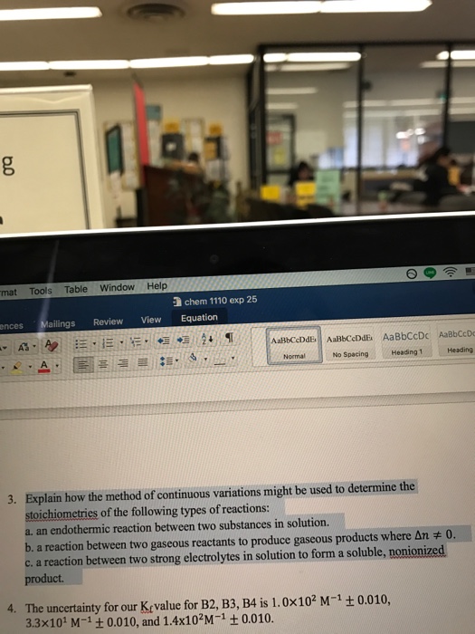 Solved Explain how the method of continuous variations might | Chegg.com