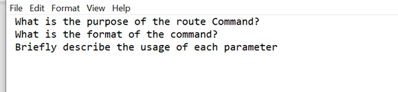 Solved File Edit Format View Help What is the purpose of the | Chegg.com