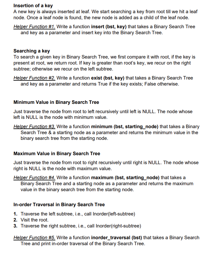 Solved Binary Search Tree, is a node-based binary tree data | Chegg.com