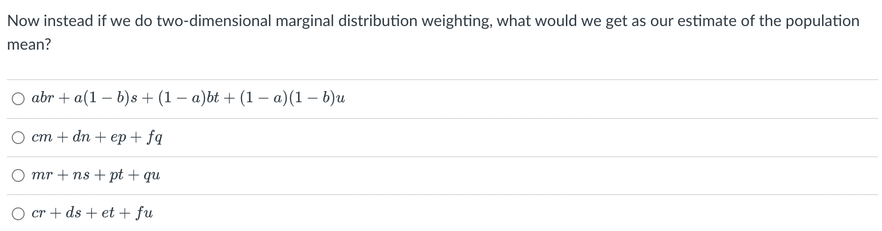 Solved Suppose we have 2 binary (observed for each | Chegg.com