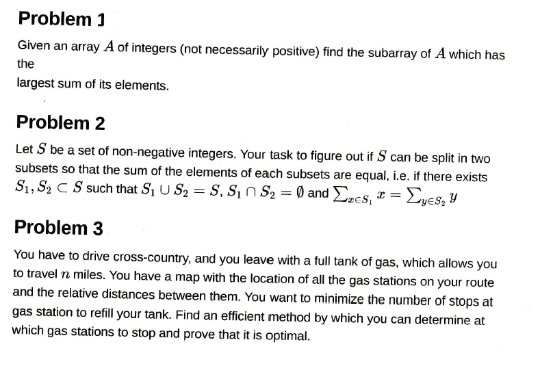 Solved Given an array A of integers (not necessarily | Chegg.com