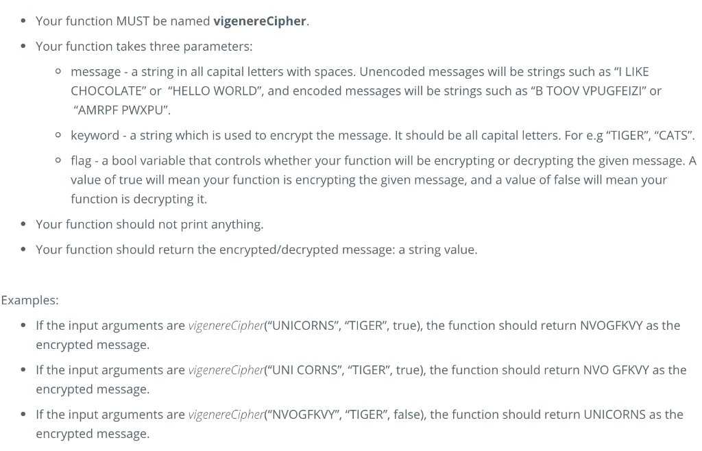 Solved The Vigenere cipher is a type of polyalphabetic | Chegg.com