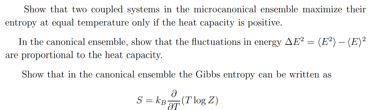 Solved Show that two coupled systems in the microcanonical | Chegg.com
