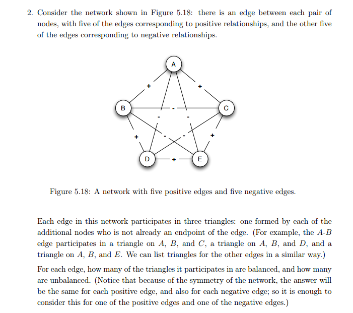 Solved 2. Consider the network shown in Figure 5.18: there | Chegg.com