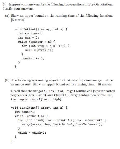 Solved (a) A BST for questions 2(b)-(d). (b) The BST for | Chegg.com