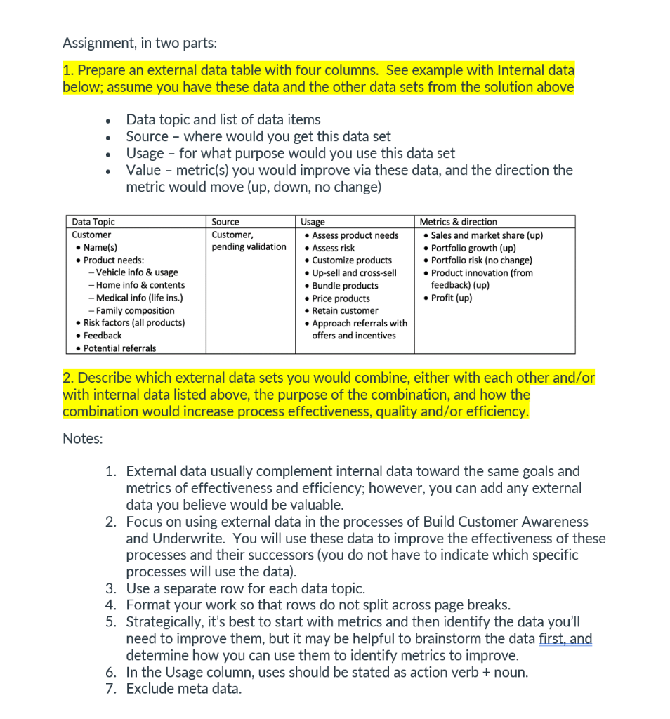 Assignment 3: Further Improve the Process To Buy | Chegg.com