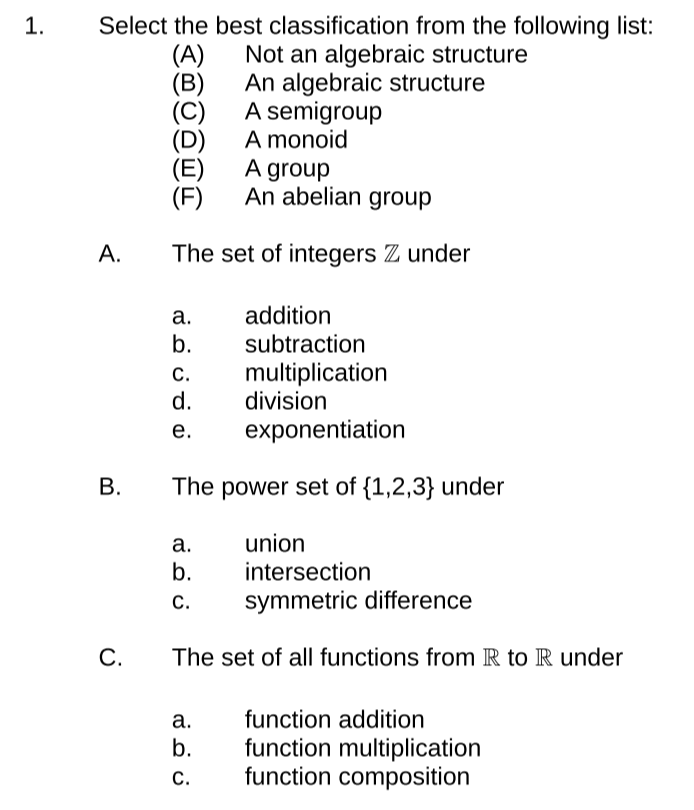 Abstract Algebra Type Or Classification Of A Distributive, 42% OFF