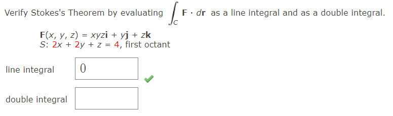 Solved Verify Stokes's Theorem by evaluating ∫CF⋅dr as a | Chegg.com