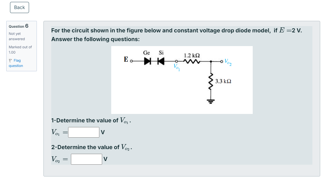 Solved For the circuit shown in ﻿the figure below and | Chegg.com
