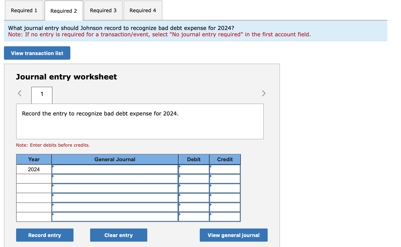 Solved Johnson Company calculates its allowance for | Chegg.com