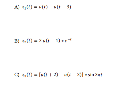 Solved Plot the following signals using Python. Please | Chegg.com
