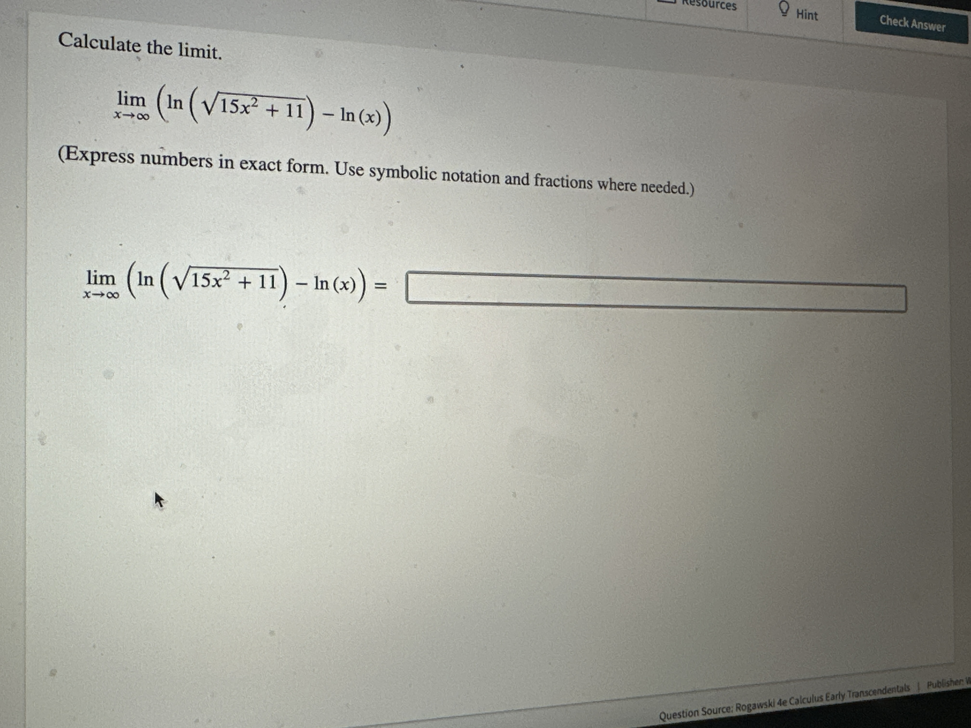 Solved Calculate the | Chegg.com
