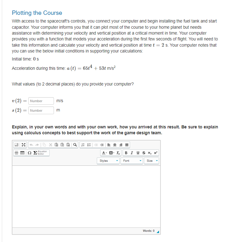Solved Plotting the Course With access to the spacecraft's | Chegg.com