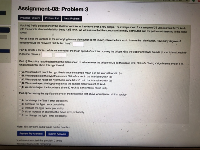 Solved Assignment-08: Problem 3 Previous Problem Problem | Chegg.com