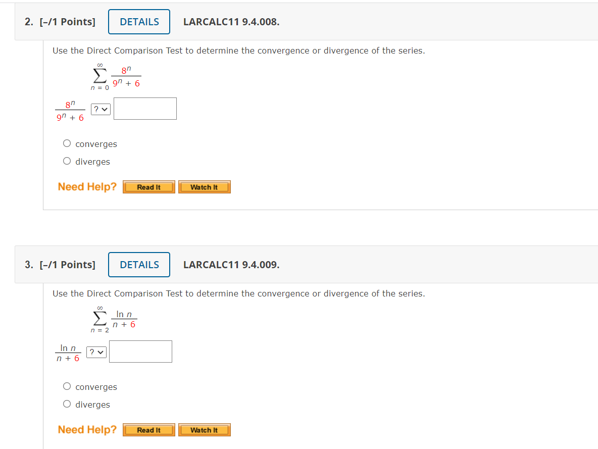 Solved 2. [-/1 Points] DETAILS LARCALC11 9.4.008. Use the | Chegg.com