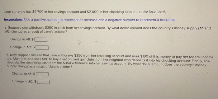 Solved Jane currently has $5,700 in her savings account and | Chegg.com