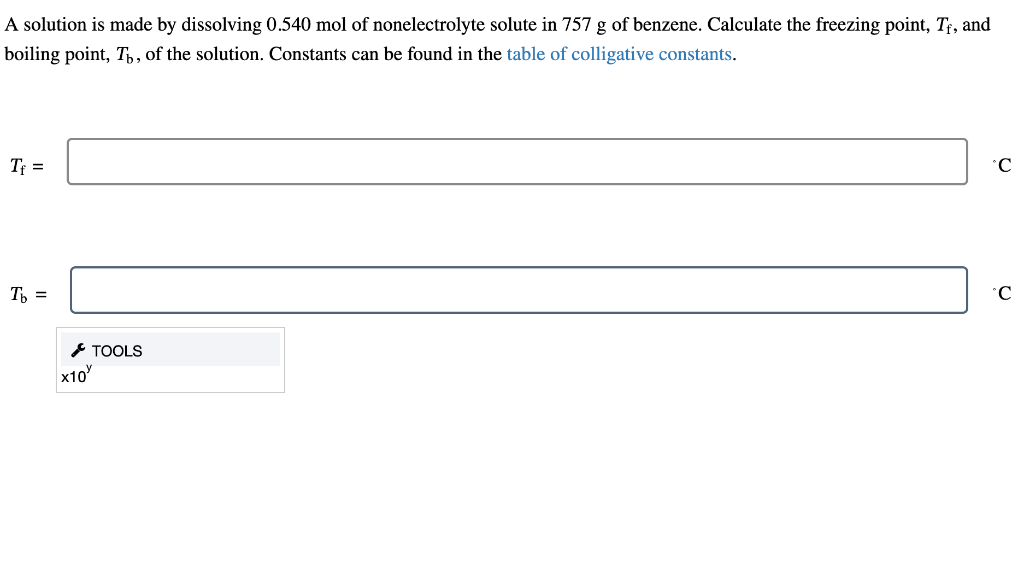 Solved Constants for freezing-point depression and | Chegg.com