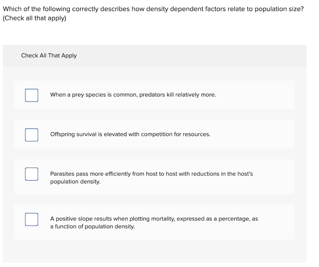 Solved Which of the following correctly describes how | Chegg.com
