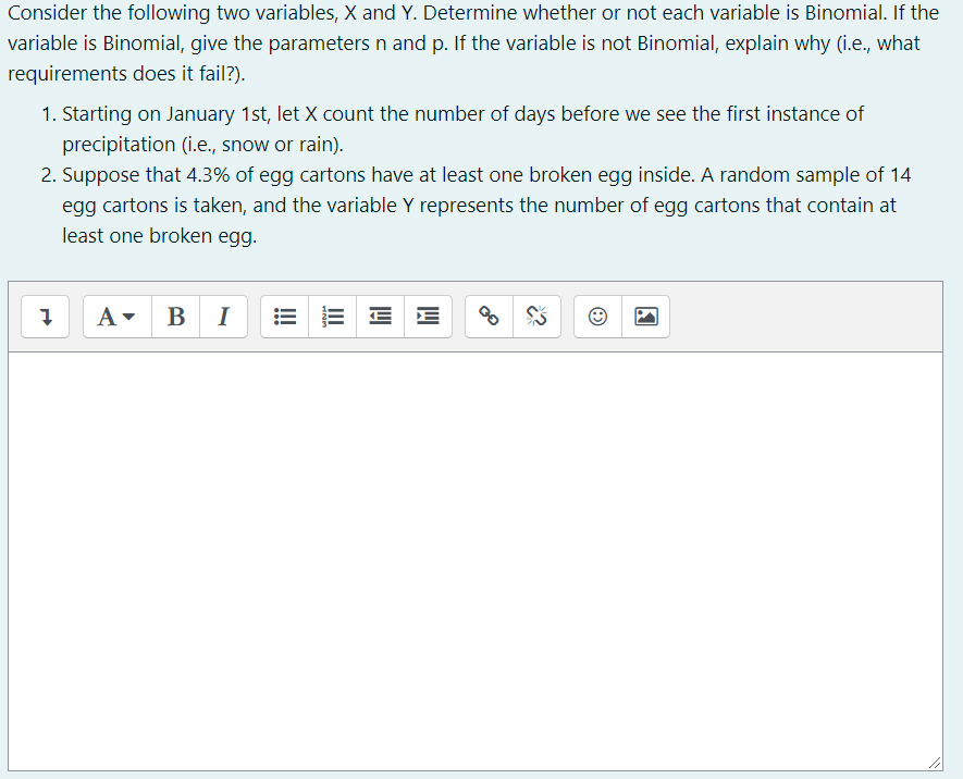 Solved Consider the following two variables, X and Y. | Chegg.com