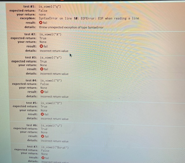 Solved In Python Please Write A Function Named Isvowel 
