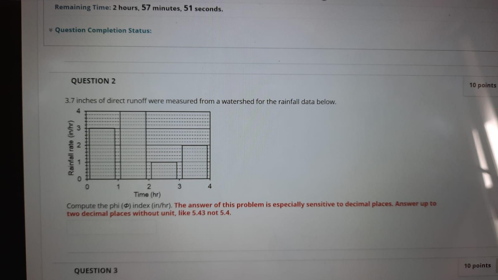 Solved Remaining Time: 2 hours, 57 minutes, 51 seconds. * | Chegg.com