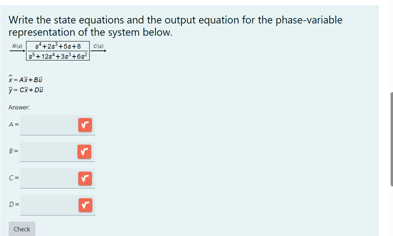 Solved Write the state equations and the output equation for | Chegg.com