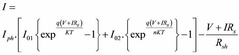 Solved Derive this equation for silicon photovoltaic solar | Chegg.com