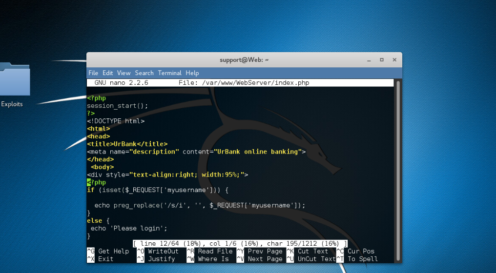 Solved Web Security classI’m having a bit of trouble getting | Chegg.com