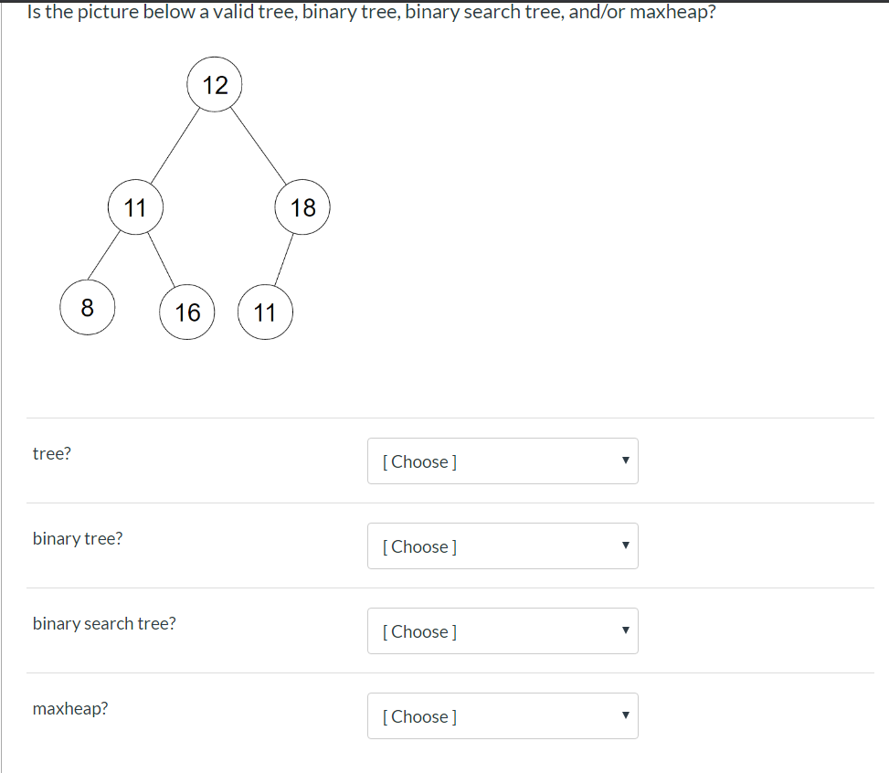 Solved Is The Picture Below A Valid Tree Binary Tree
