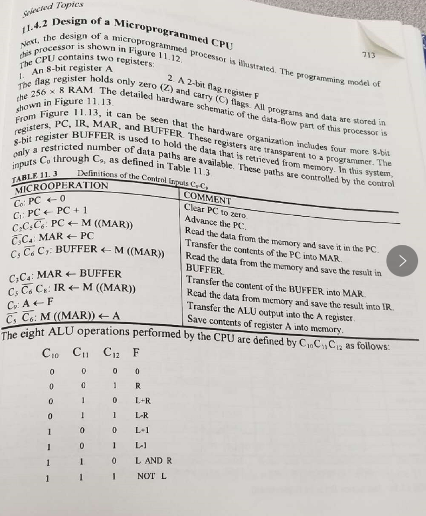 Create a Digital Logic and Microcomputer Design. | Chegg.com