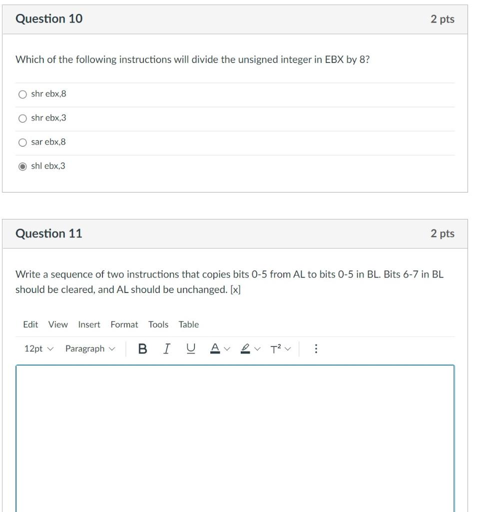 Solved Please answer question 10 and 11. for 11 please | Chegg.com