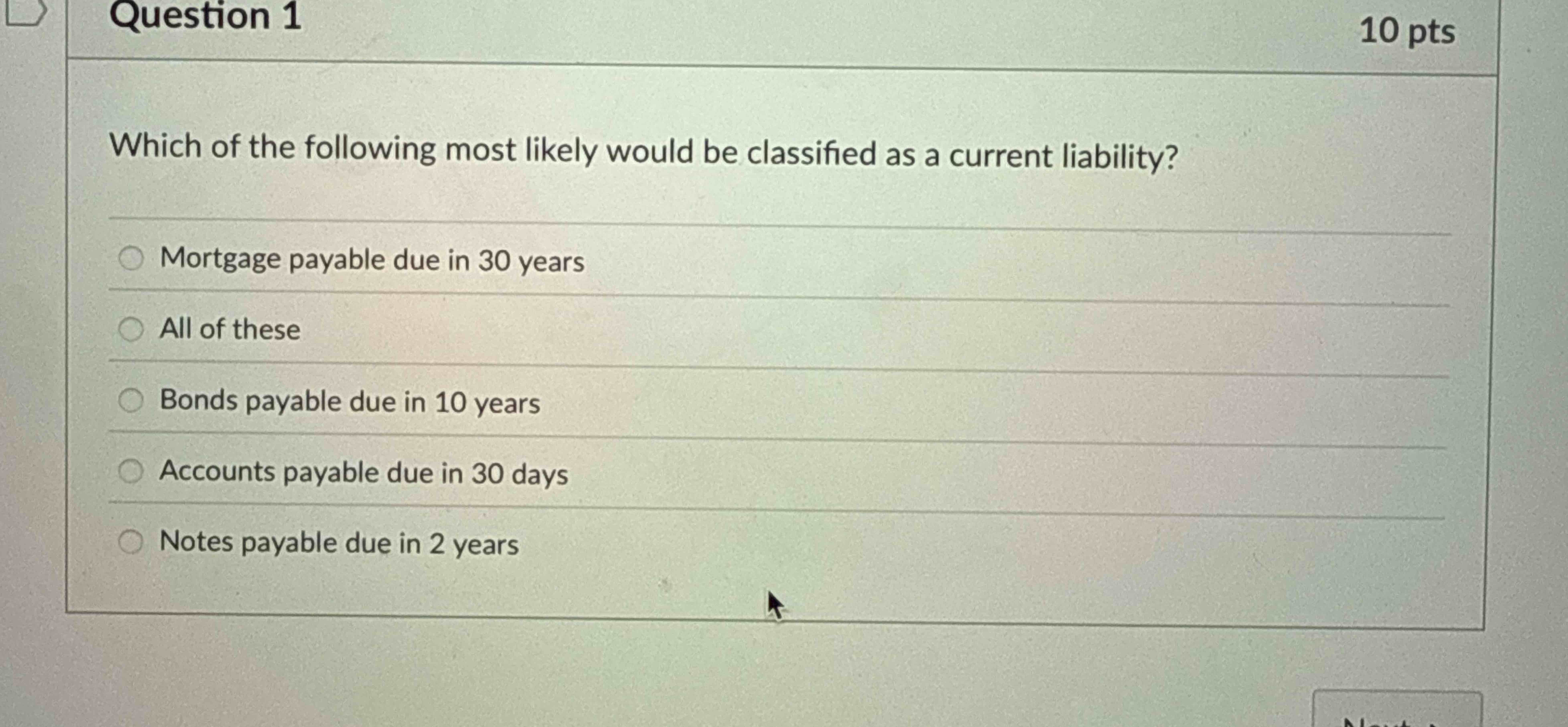 Solved Question 1Which of the following most likely would be | Chegg.com
