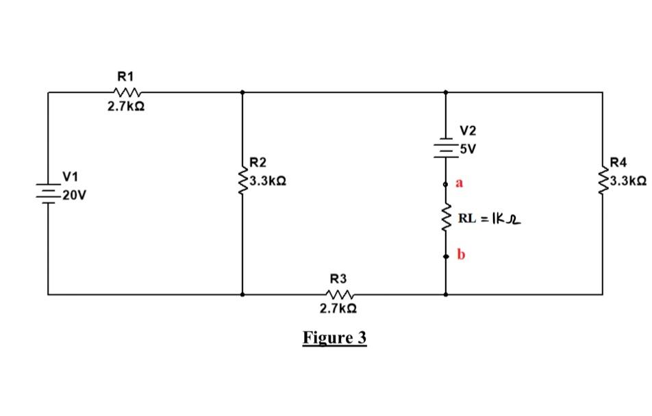 Solved For the circuit of figure 3, calculate the voltage | Chegg.com
